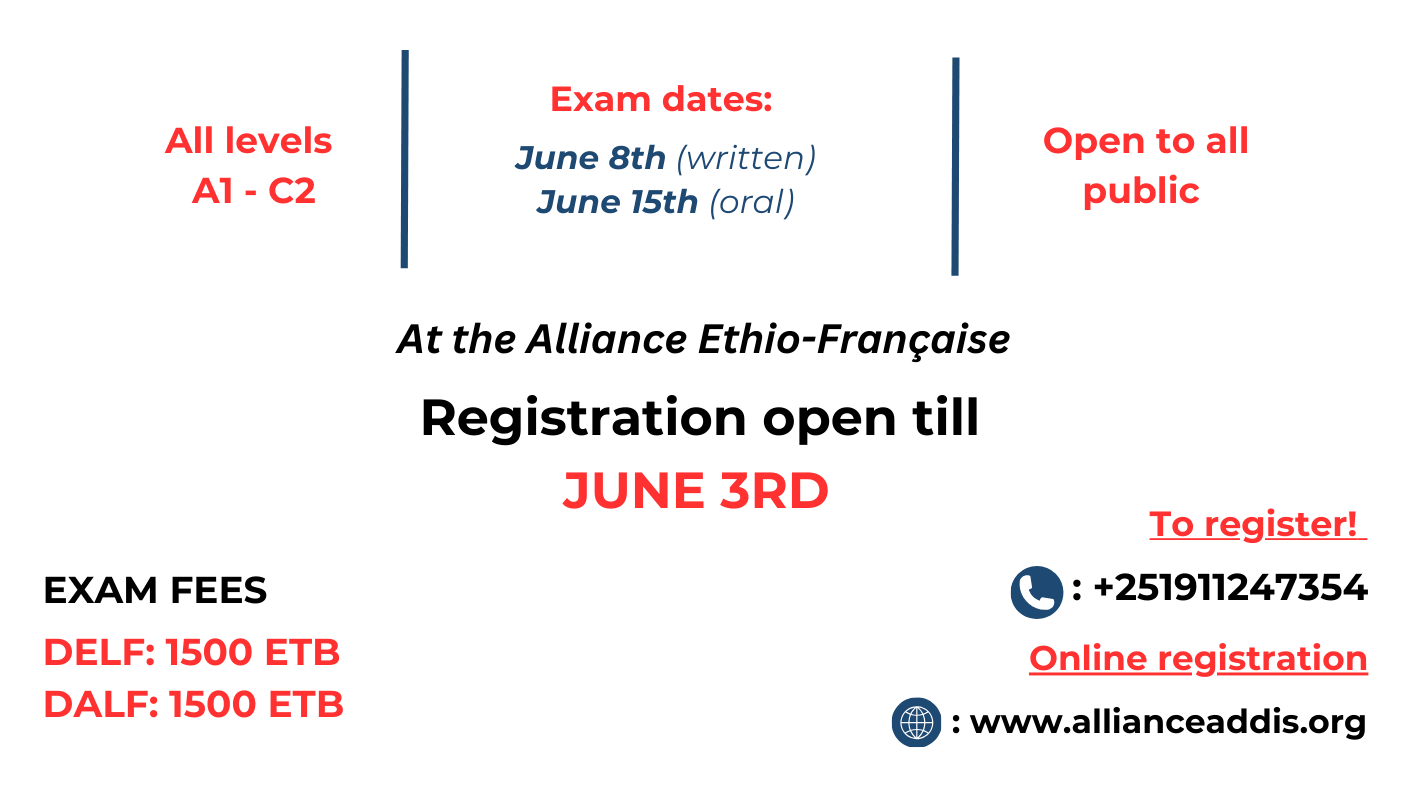 OFFICIAL FRENCH EXAM | Alliance Ethio-Française